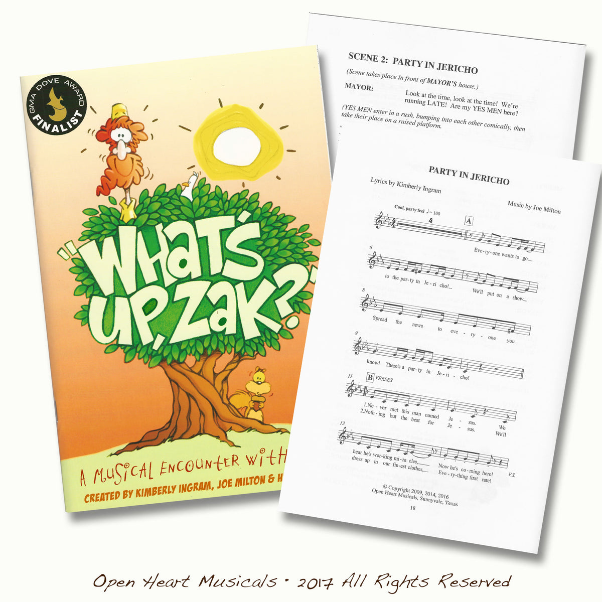 What's Up Zak Singer’s Edition– Open Heart Musicals